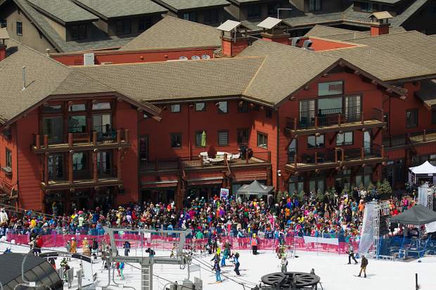 PHOTOS: Pond-skimming and partying close out Aspen Highlands ...